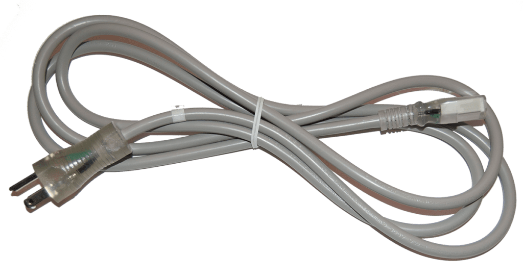 Power cord 110V (replacement) | Wells Johnson Company