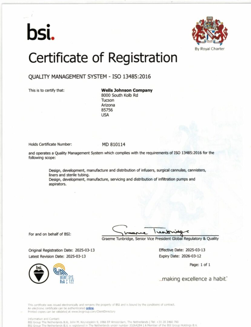 Certification Archives | Wells Johnson Company